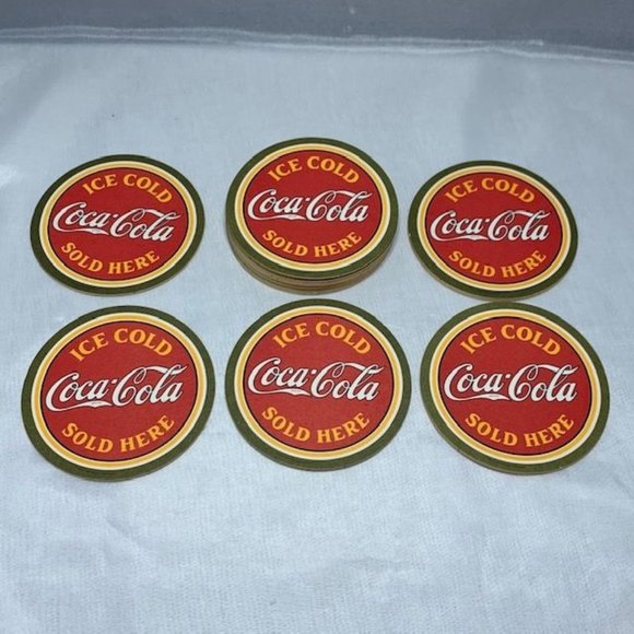 Coca Cola | Other | Vintage Ice Cold Coca Cola Sold Here Cardboard ...